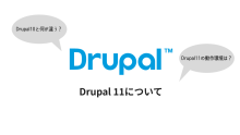 Drupal11アップデート間近、何が変わるのか？ | 俺のDrupal(ドルーパル) | ORE NO DRUPAL